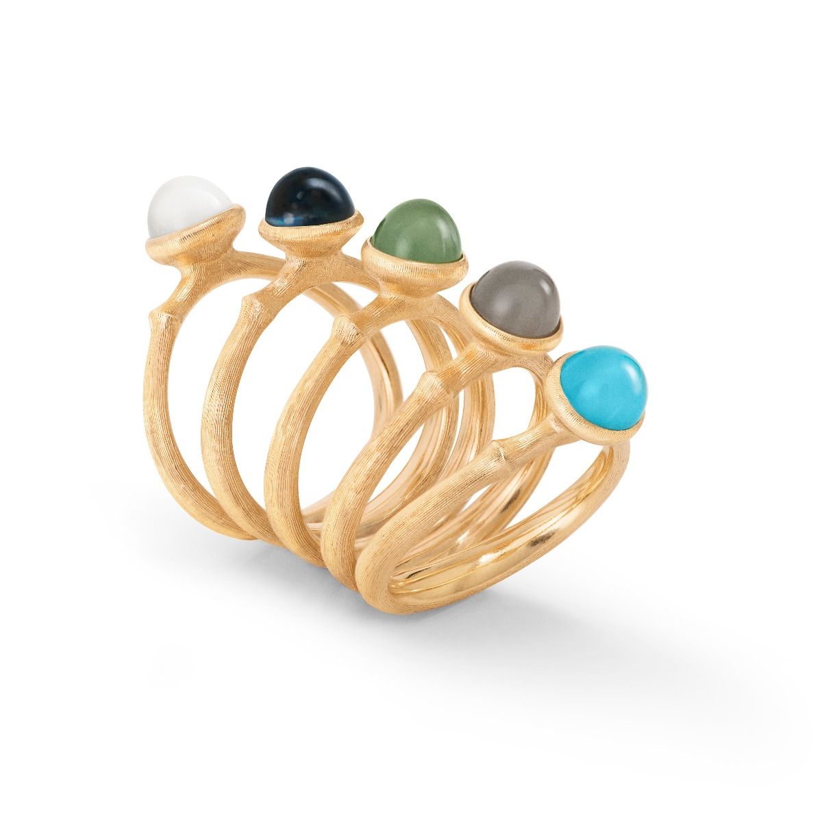 Ole Lynggaard Lotus ring Sky Blue Topaas A2651-408